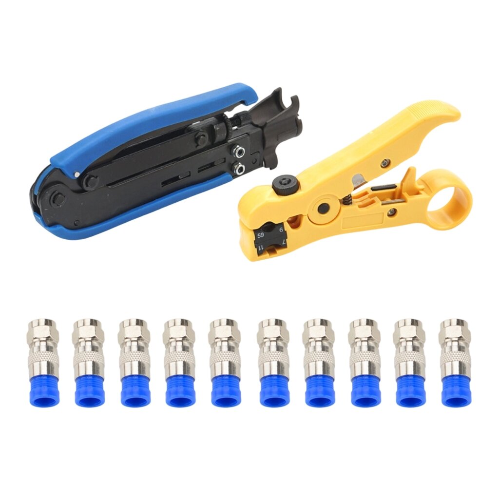 Комбинированный набор инструментов для экструзии проводов с F-образной головкой для коаксиального кабеля