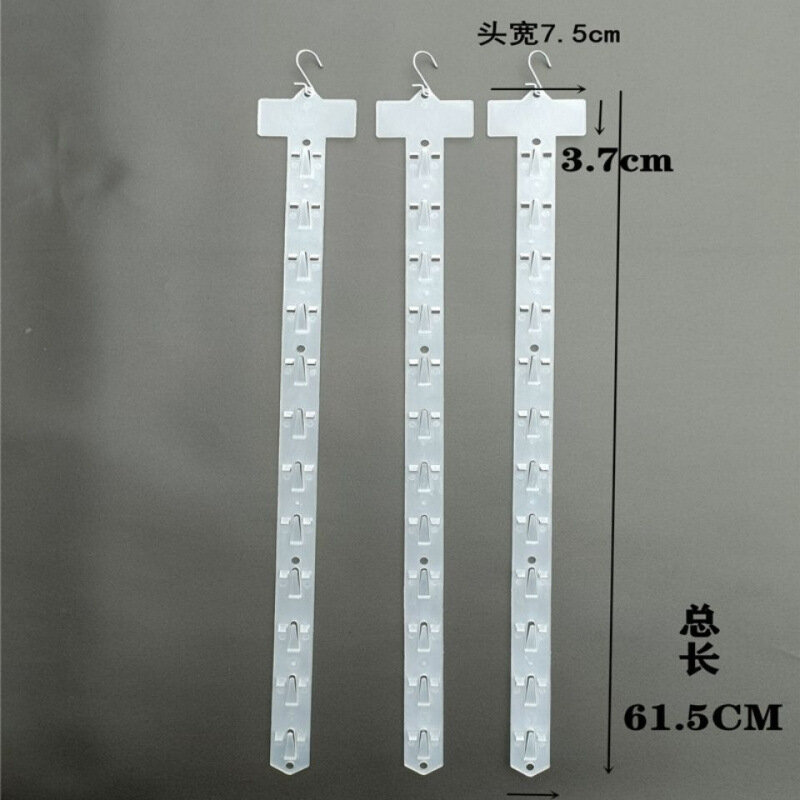 Супермаркет Подвесной крючок Складная подвесная карточка Сетка Пластиковая полоса Настенный магазин Удобная полка для небольших закусок и еды