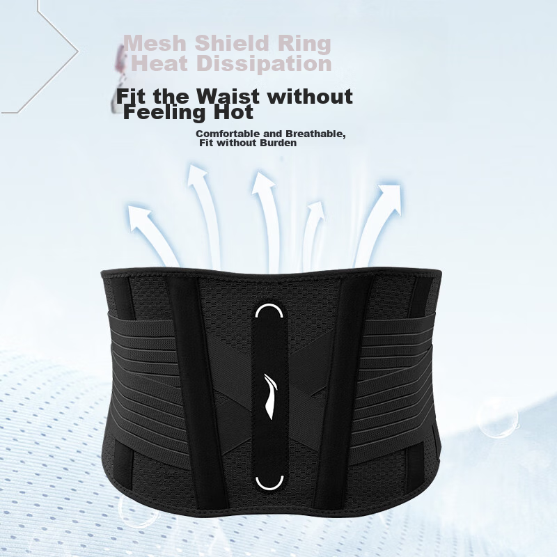 Бандаж Li-Ning Waist Support Belt for Sports, для занятий спортом, размер XL, black, 1 шт