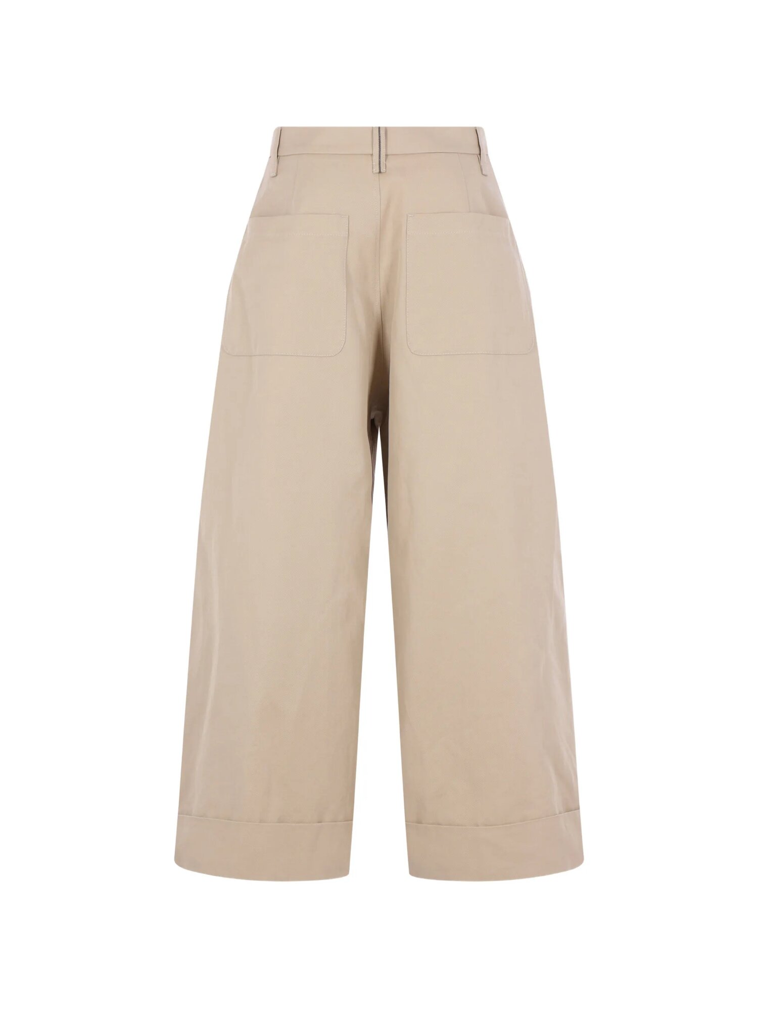 Брюки BRUNELLO CUCINELLI Pleated trousers, размер 44, разноцветный — фото 1