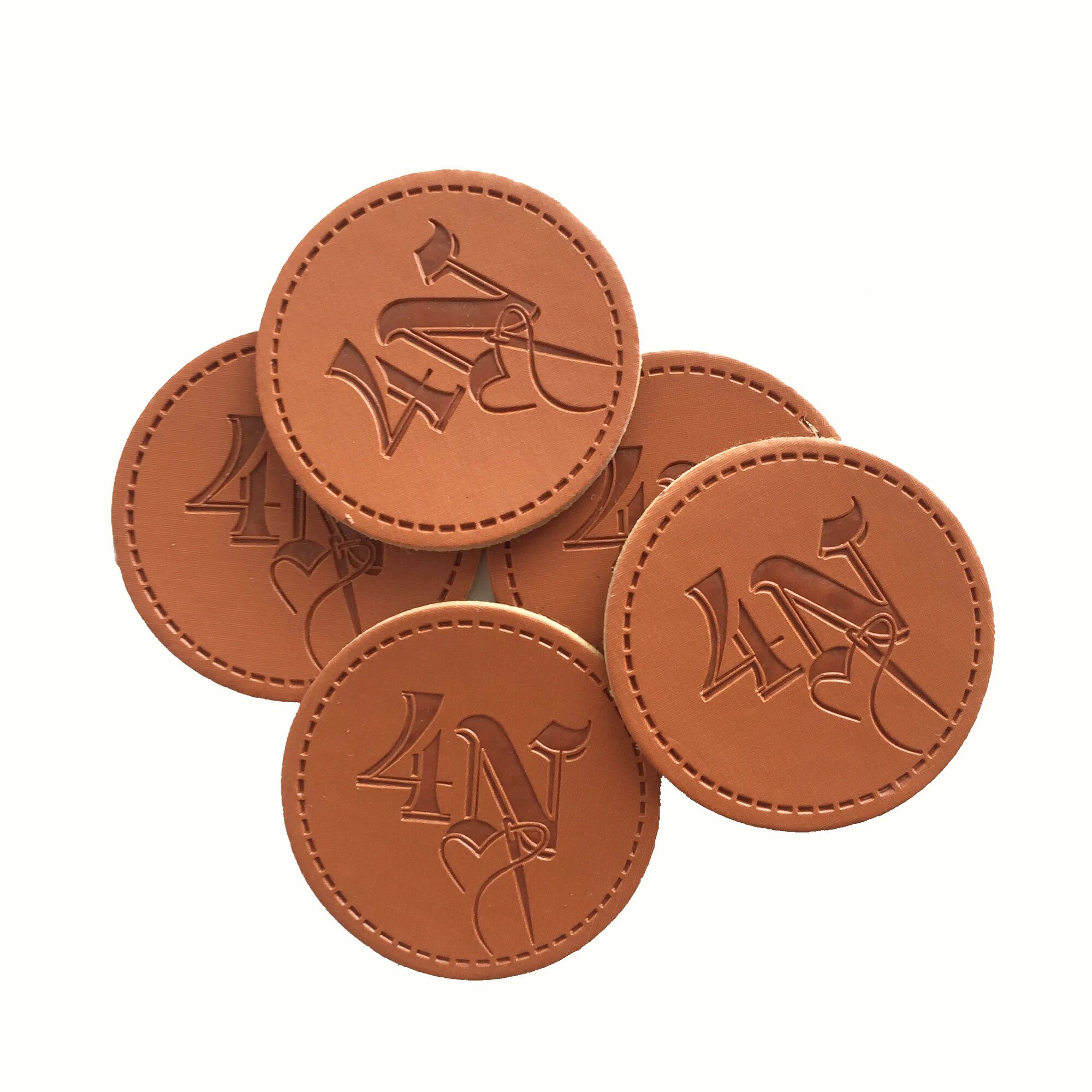 Кожаные бирки для одежды 1000 шт.