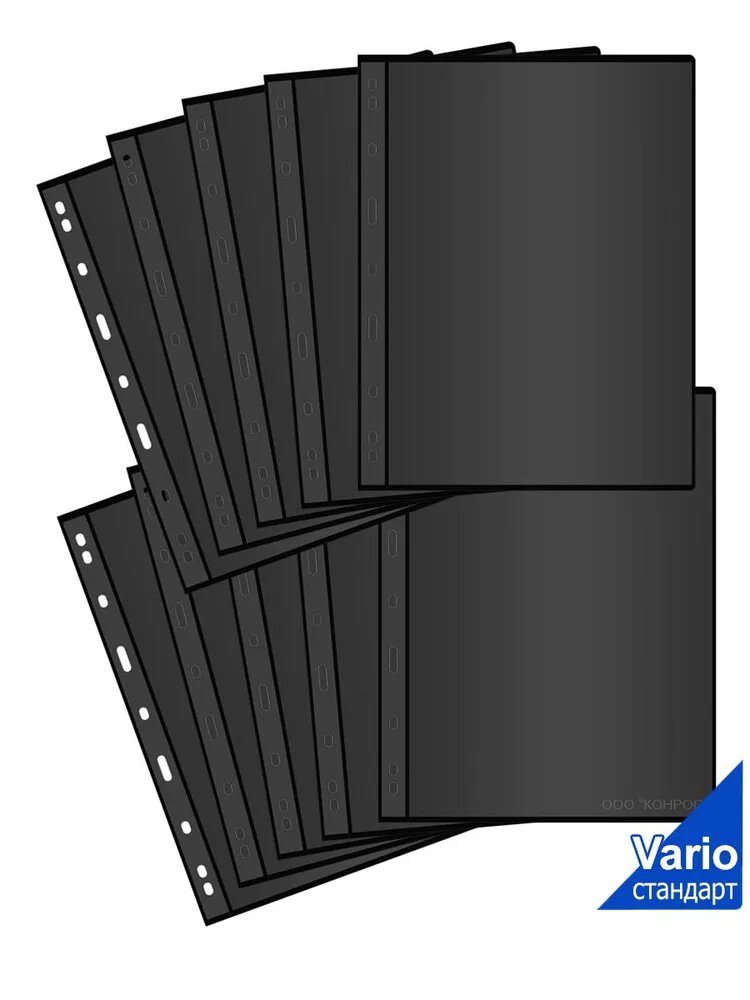 Листы VARIO на 2 банкноты (боны) с разделителем. (10 шт.). МК