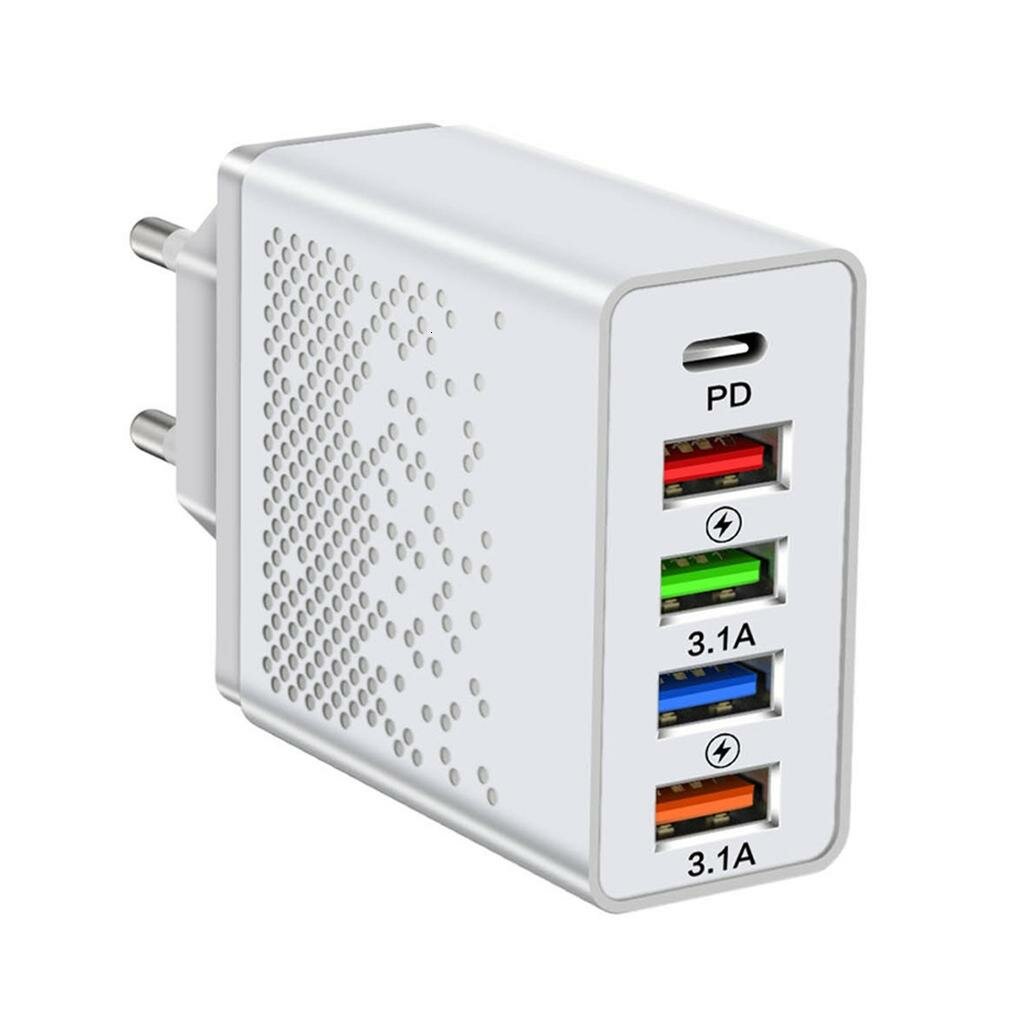 USB-адаптер питания 48 Вт с технологией PD, Белый