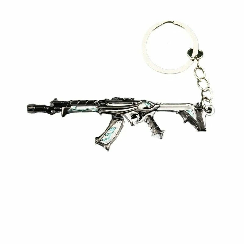 Брелок-оружие из VALORANT, винтовка Vandal Prime, нож-керамбит Reaver, металлическая модель самурайского меча, игровой сувенир.