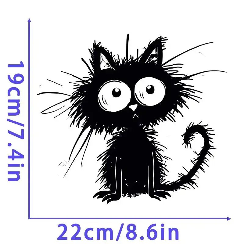 Веселые и милые нашивки с котятами, термочувствительные нашивки, нашивки на детскую одежду, веселая кошка, гладильная печать