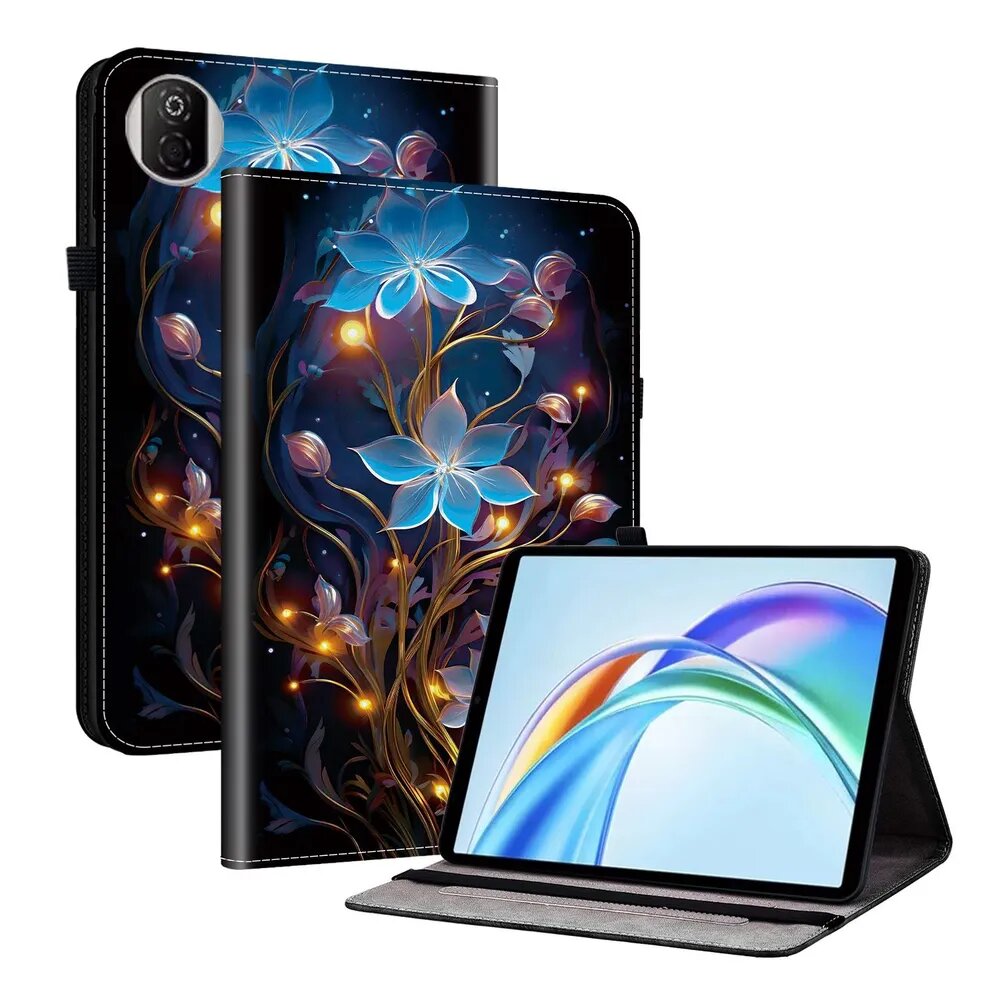 Чехол для Honor Pad X7 8.7", высококачественный из искусственной кожи, цветной чехол с рисунком