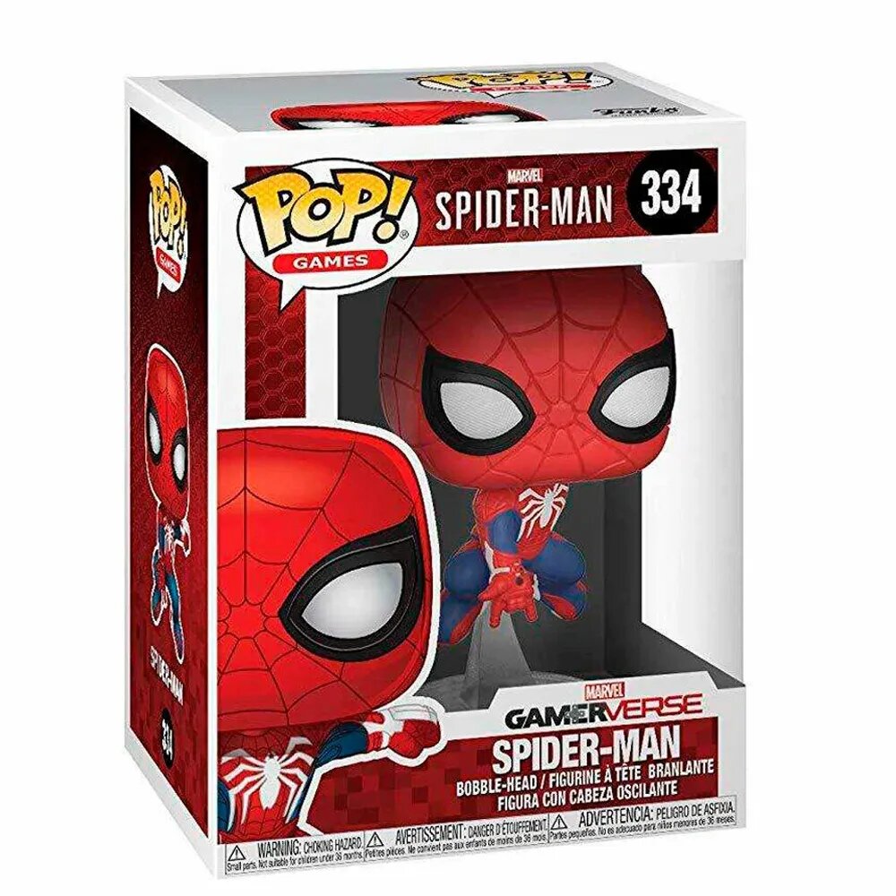 Фигурка Funko POP! Bobble Marvel Games Spider-Man 1 Spider-Man (334) 29318