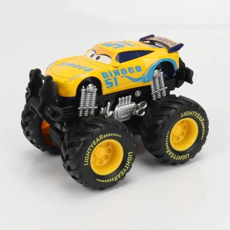 Инерционные машинки TAKARA TOMY Bigfoot McQueen и Jackson Storm Cruz Ramirez