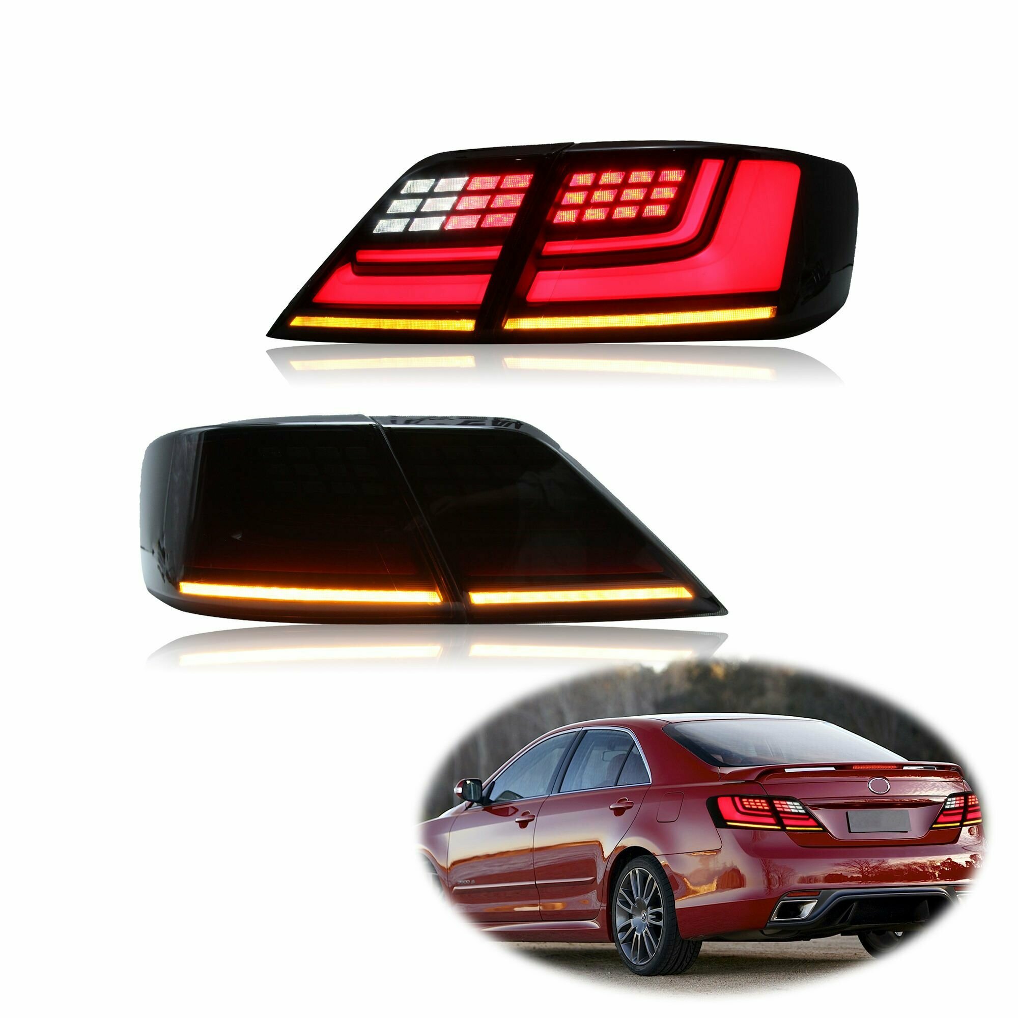 Комплект 2 шт Задние фонари тюнинг LED для Toyota Camry 2006-2011
