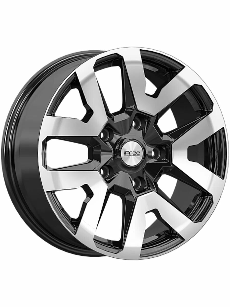 Диск литой 7*17/5*139,7 d98 ET40 Трикстер(Niva) Алмаз Черный