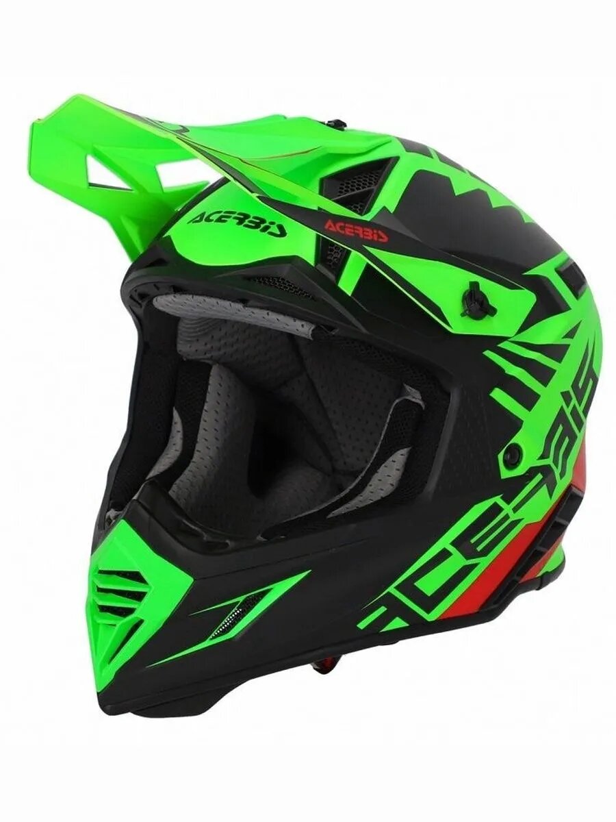 Acerbis Шлем X-TRACK 22-06 Fluo-Green/Black S