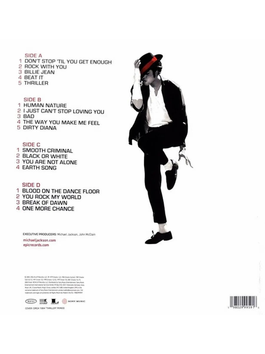 Michael Jackson - Number Ones (2LP) — фото 1
