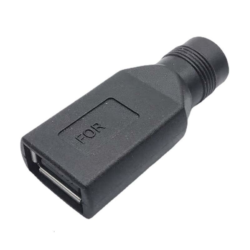 Разъём USB-мама/папа — круглый гнездовой разъём DC 5,5×2,1 мм, A