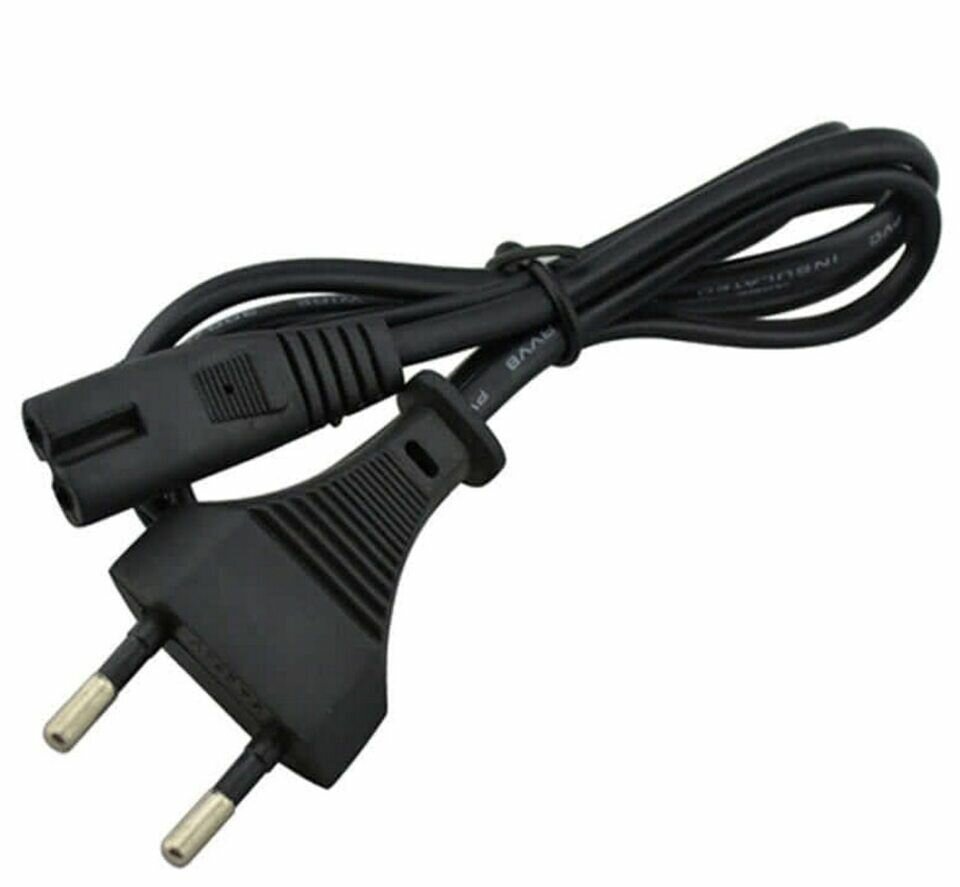Сетевой кабель питания IEC C7 (2-pin), 1.5 м, черный
