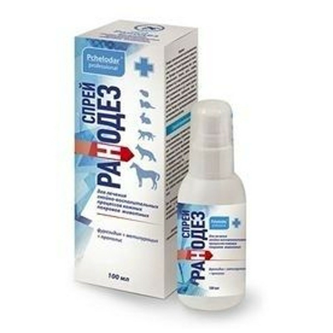 Спрей Пчелодар Ранодез 100 мл 100 мл 1 шт. 50 г 1 шт.