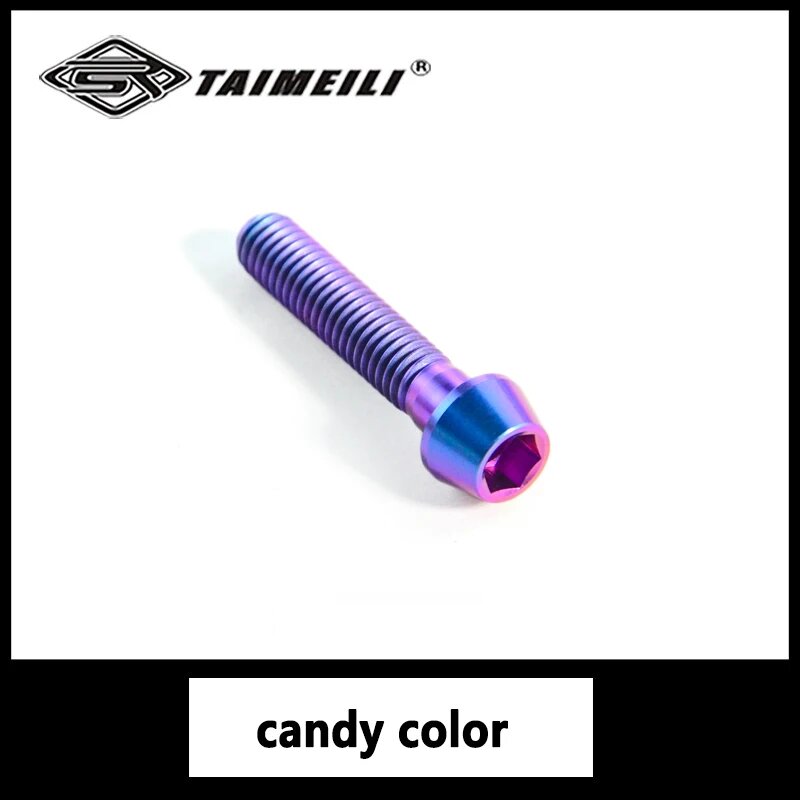 Титановые болты TAIMEILI M6 * 10-65 мм candy color, 35 мм