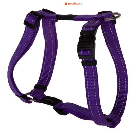 Rogz шлейка "Utility", р-р M (32-52см), ш: 1,6 см, фиолетовый