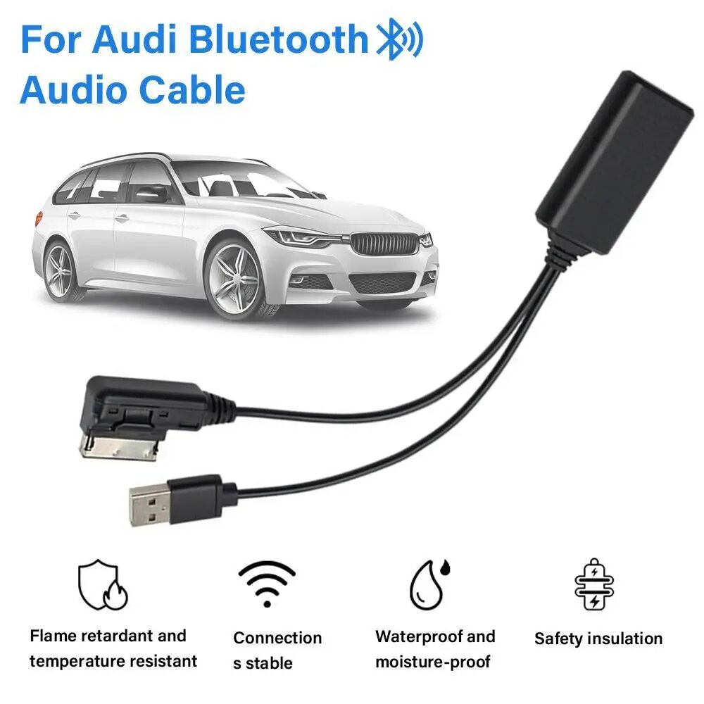 Адаптер 2 в 1 Для AMI MMI 3G/2G Aux Bluetooth-совместимый, автомобильный аудиокабель для Audi Q5 A5 A7 R7 S5 Q7 A6L A8L A4L, автомобильные аксессуары