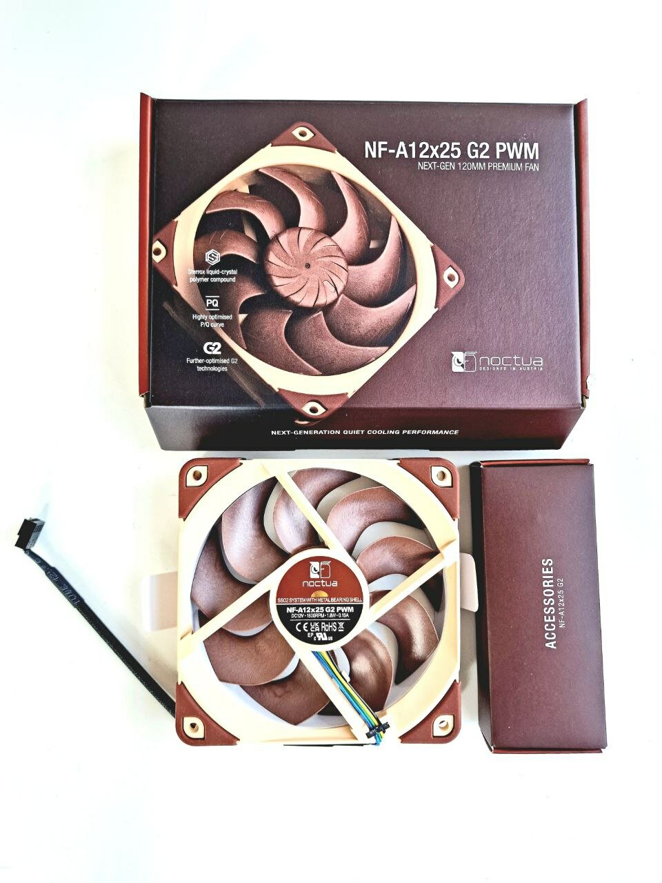 Корпусный Вентилятор премиум Noctua NF-A12x25 G2 PWM коричневый