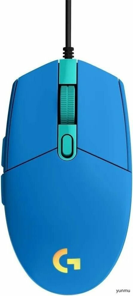 Мышь G102 Lightsync Logitech, RGB, 8000DPI, бесшумный клик, синий