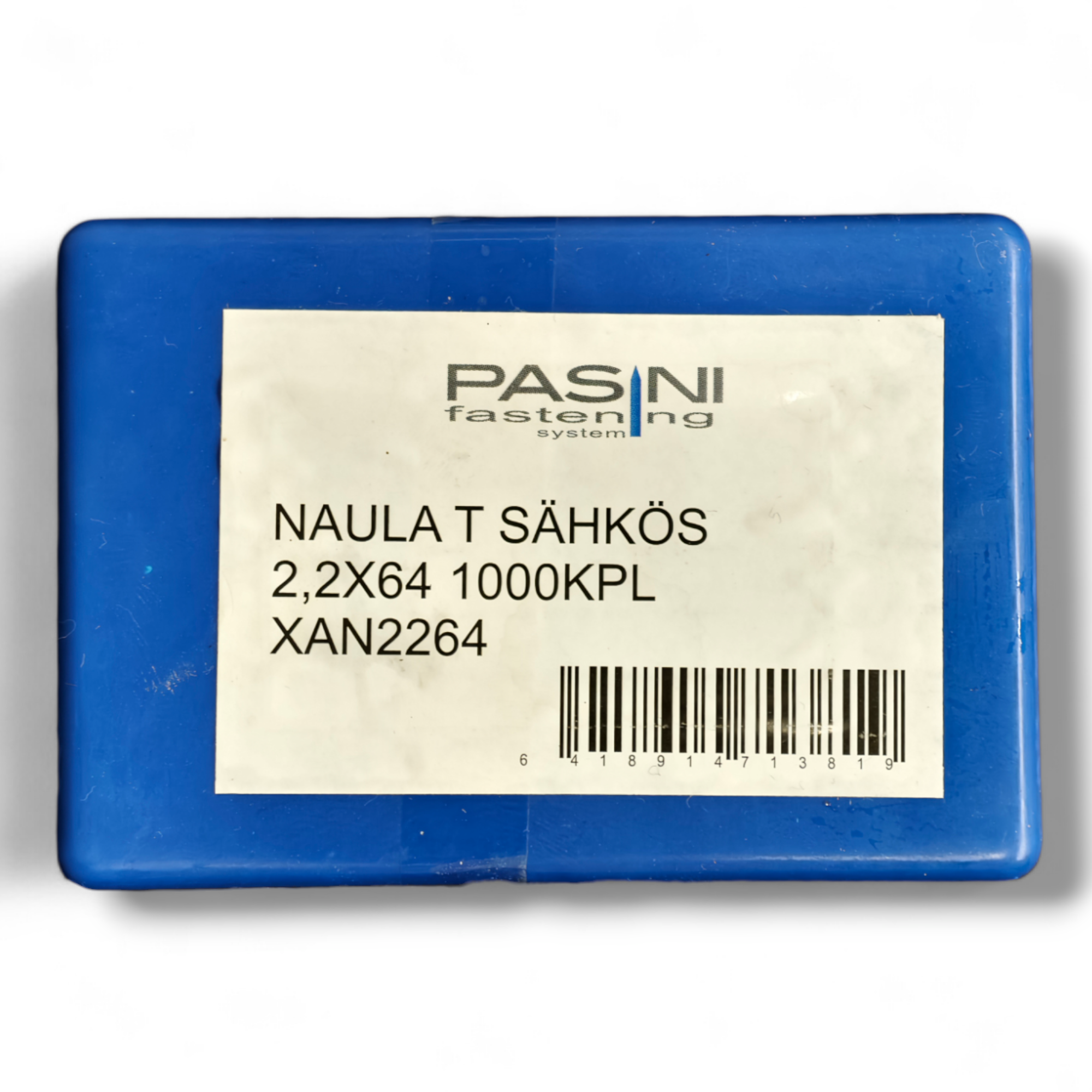 Финишные гвозди Т-образные 2,2X64 1000 шт. Pasini XAN2264