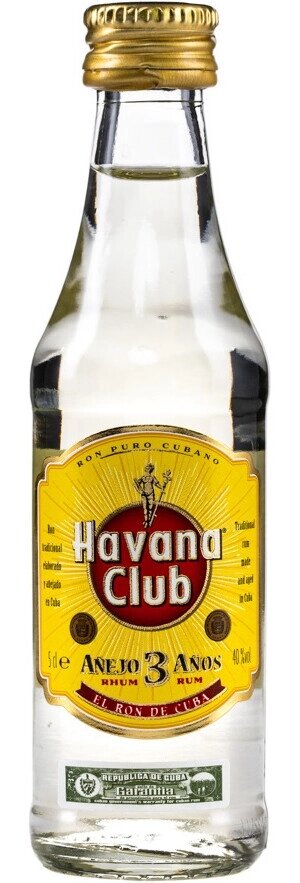 Ром "Havana Club" Anejo 3 Anos, 50 мл
