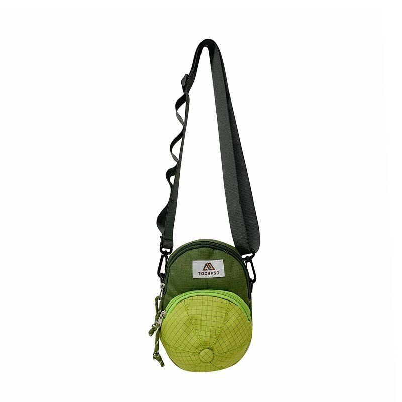 Детская сумка через плечо из канваса с легкой конструкцией для школы и путешествий зеленый