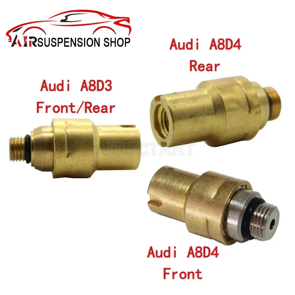 1x для Audi A8 D3 A8 D4 A6 C7 удерживающий клапан пневматической подвески, OE 4E 0616040 4Е 0616001 Г 4Г 0616039 L 4H 6616001 Медный воздушный клапан F Strut A8 D4 Front