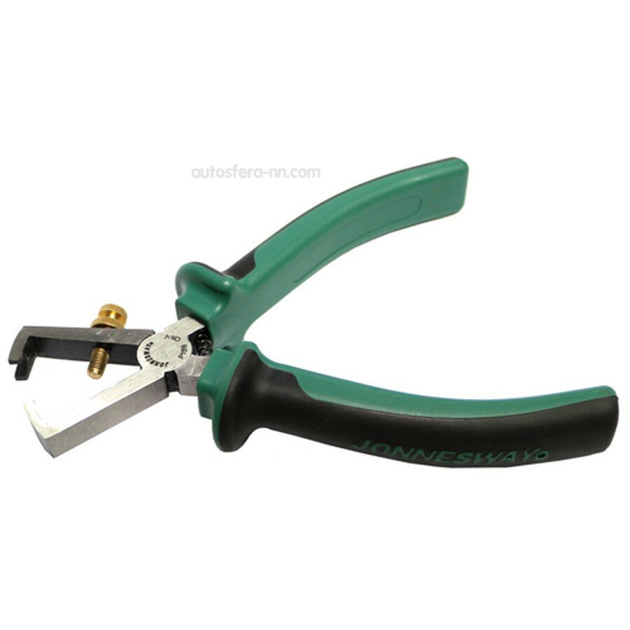 JONNESWAY P1516 Щипцы для зачистки изоляции, двухкомпонентные рукоятки, 6"