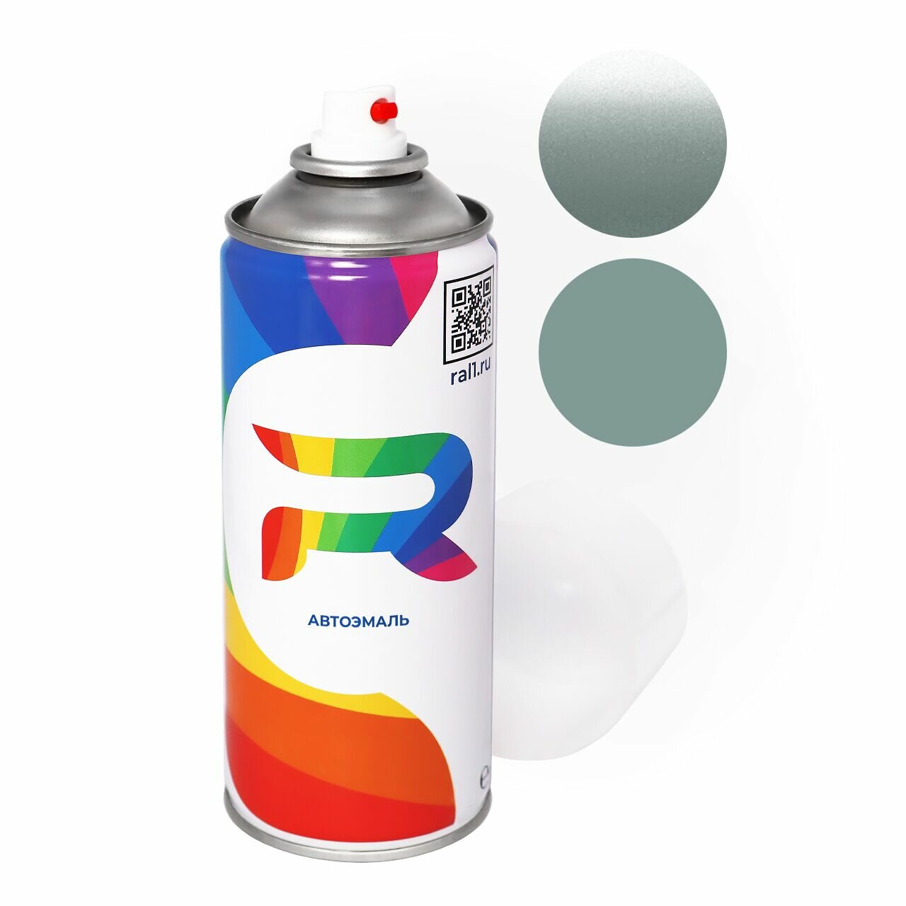 Автоэмаль аэрозольная Honda G524M, G-524M - Chiffon Green (Базовая краска, Двухслойный металлик, Зеленый) баллон 520 мл.