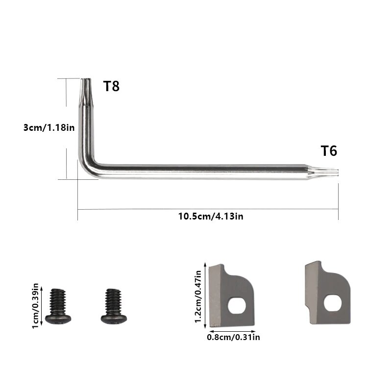 Набор сменных деталей для отвертки HELTC A1