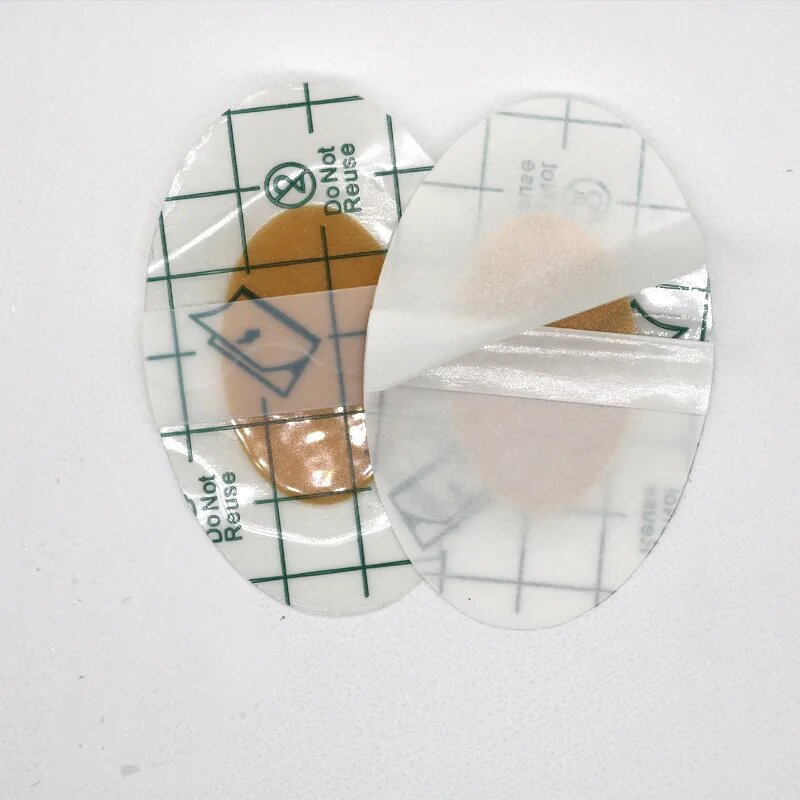 20 шт, медицинская клейкая лента, прозрачная лента из искусственной кожи, противоаллергическая медицинская лента для перевязки ран, пластырь, водостойкая