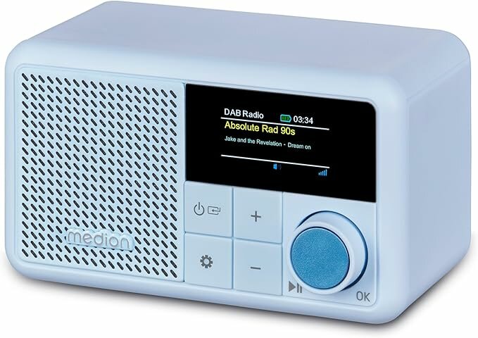 Портативный радиоприемник Medion LIFE S66822 (MD 44822) (DAB+FM+BT) голубой