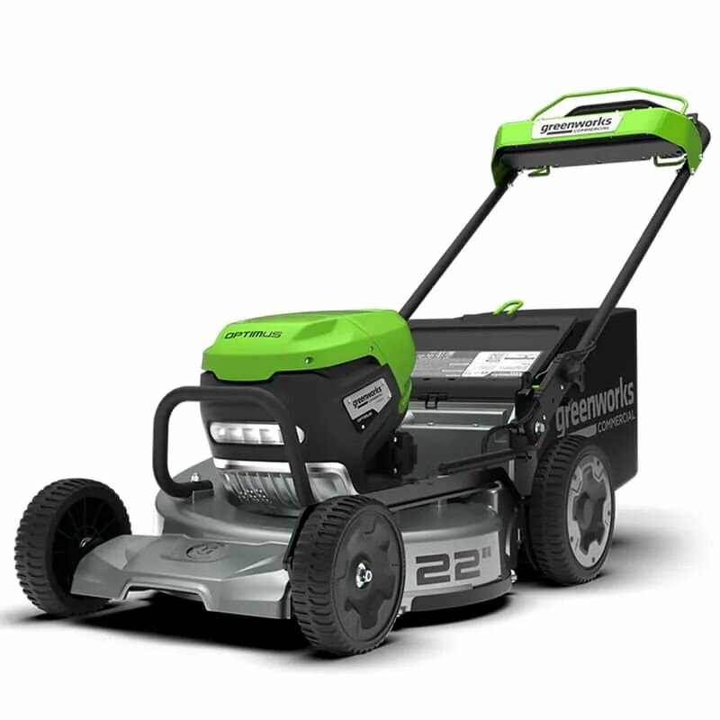 Самоходная газонокосилка Greenworks LM221S 82V 2519407 (56 см) бесщеточная аккумуляторная, без АКБ и ЗУ