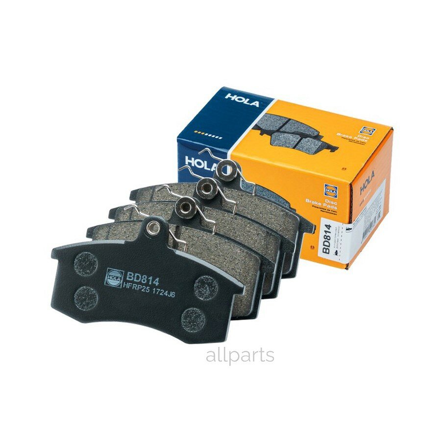 HOLA BD814 Колодки передние LADA 2108-21099,2110-2115, Kalina (1117-1119), Pri HOLA BD814