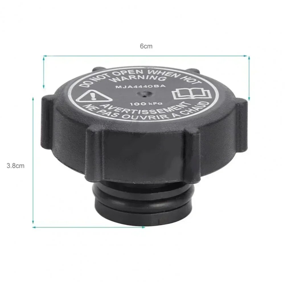 1 шт, расширительная крышка бака охлаждающей жидкости/нагревателя, подходит для Jaguar X Type 2003-2009 MJA4440BA, пластиковый черный 60x38 мм, автомобильный аксессуар