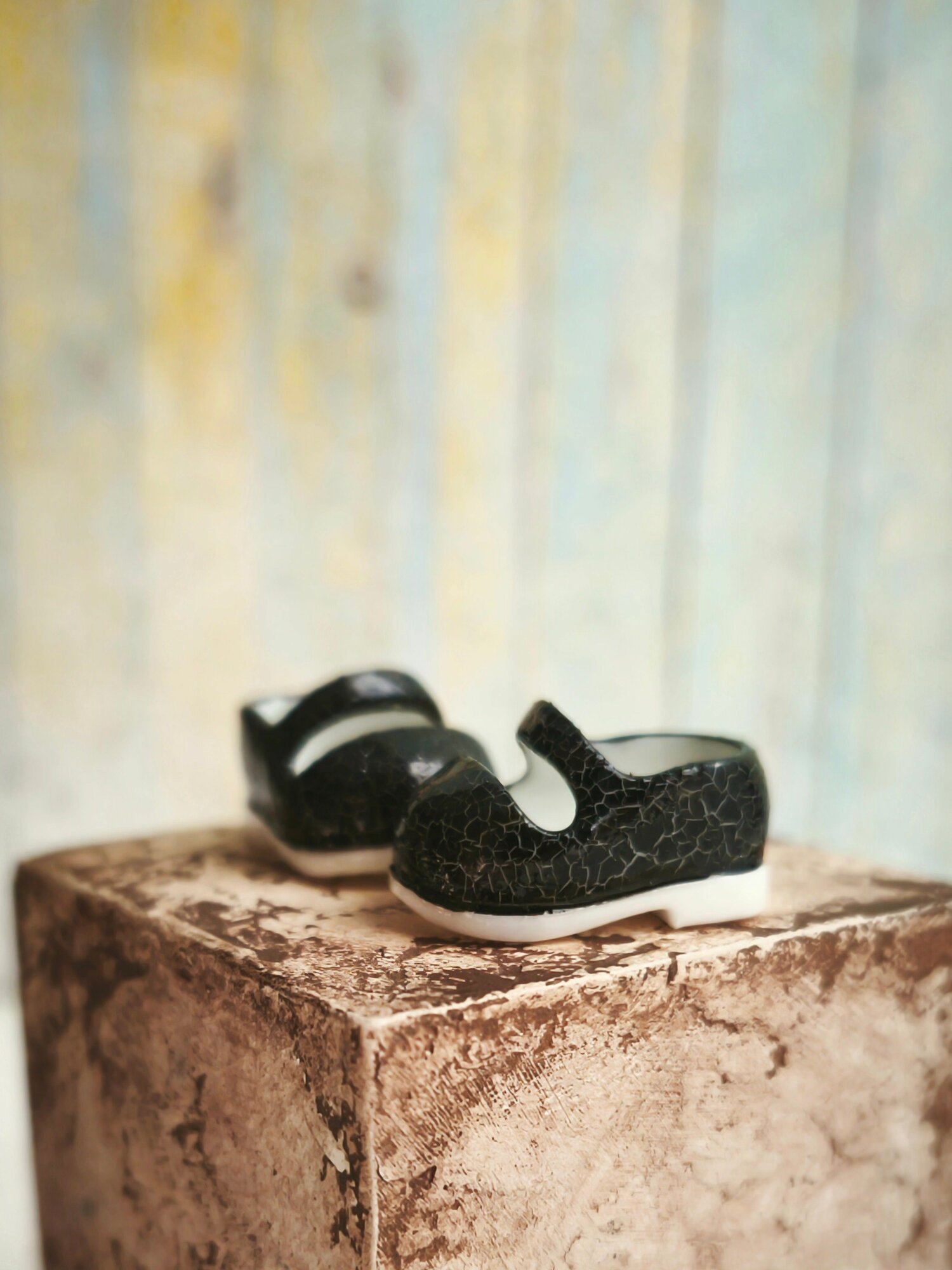 Туфли "Кракелюр" для куклы YMY