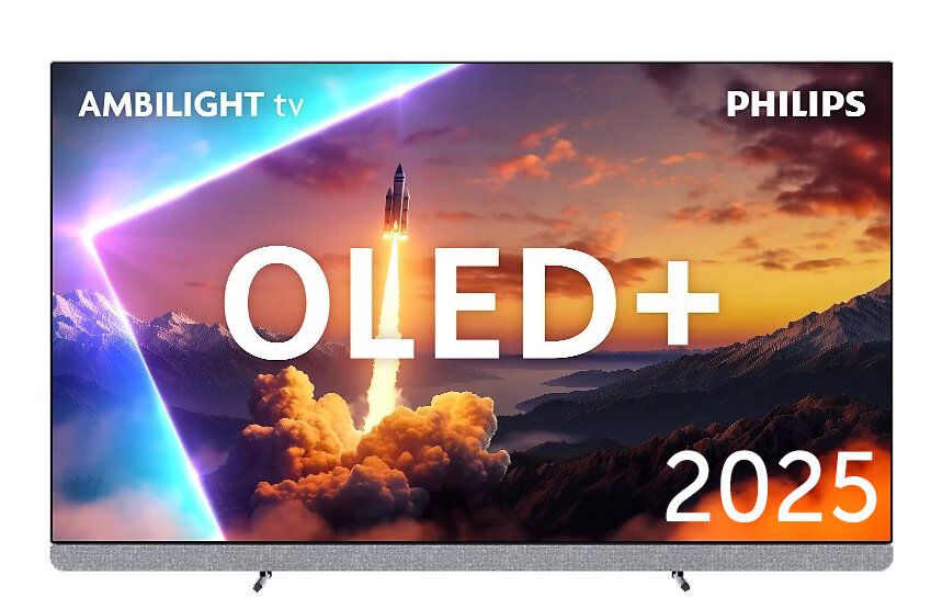 Телевизор 55 Philips 55OLED910, OLED, 4K UHD, Google TV, Ambilight