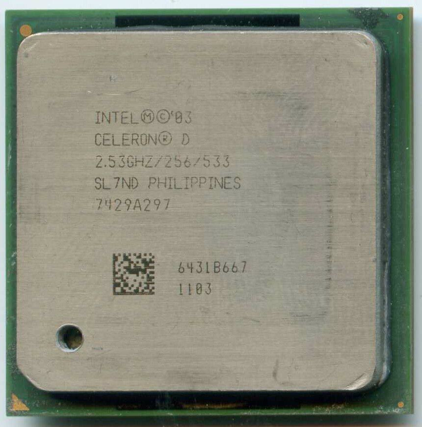 Процессор Socket-478 Intel Celeron D 325J 2.53GHz/533/256k SL7ND PHILIP