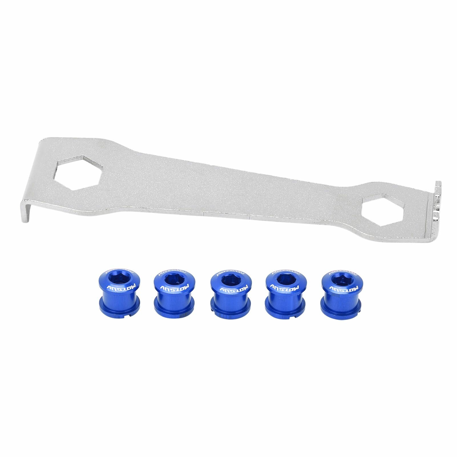 Коррозионностойкие синие гайки звездочки с анодным оксидированием, высокое качество изготовления, яркий цвет, одинарные болты звездочки для надежной и долговечной установки