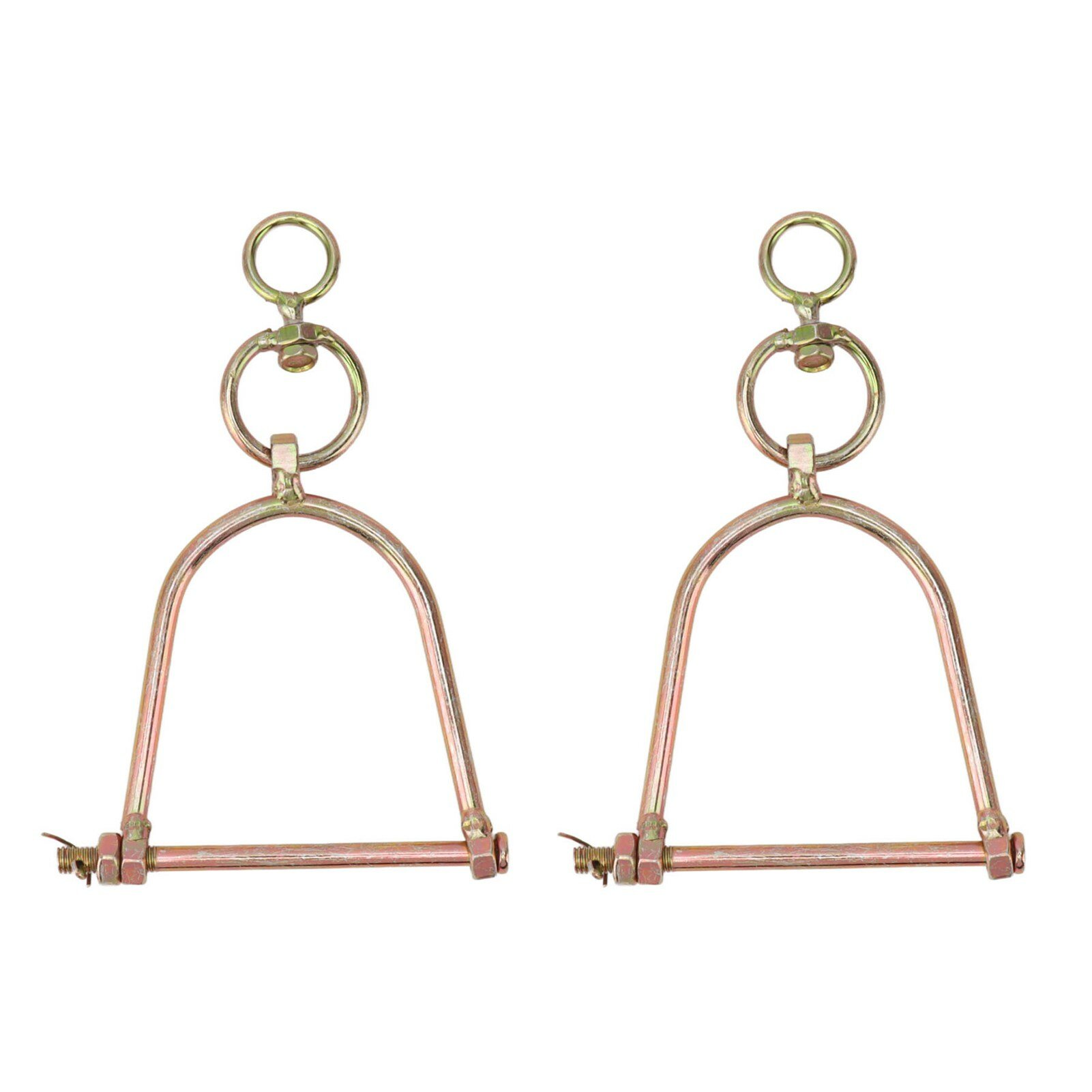 2 шт. нержавеющая сталь, кольца для носа коровы, быка, крупного рогатого скота, поворотный зажим для носа на половину копыта, инструмент для натяжения на ферме