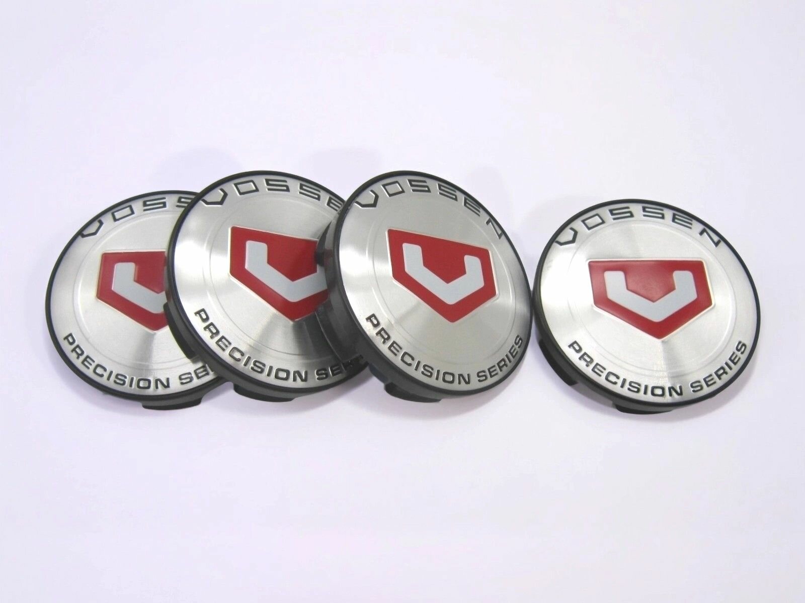 Колпачки, заглушки на литые диски СКАД Vossen PC chrome 56/51/12 мм, комплект 4 шт.