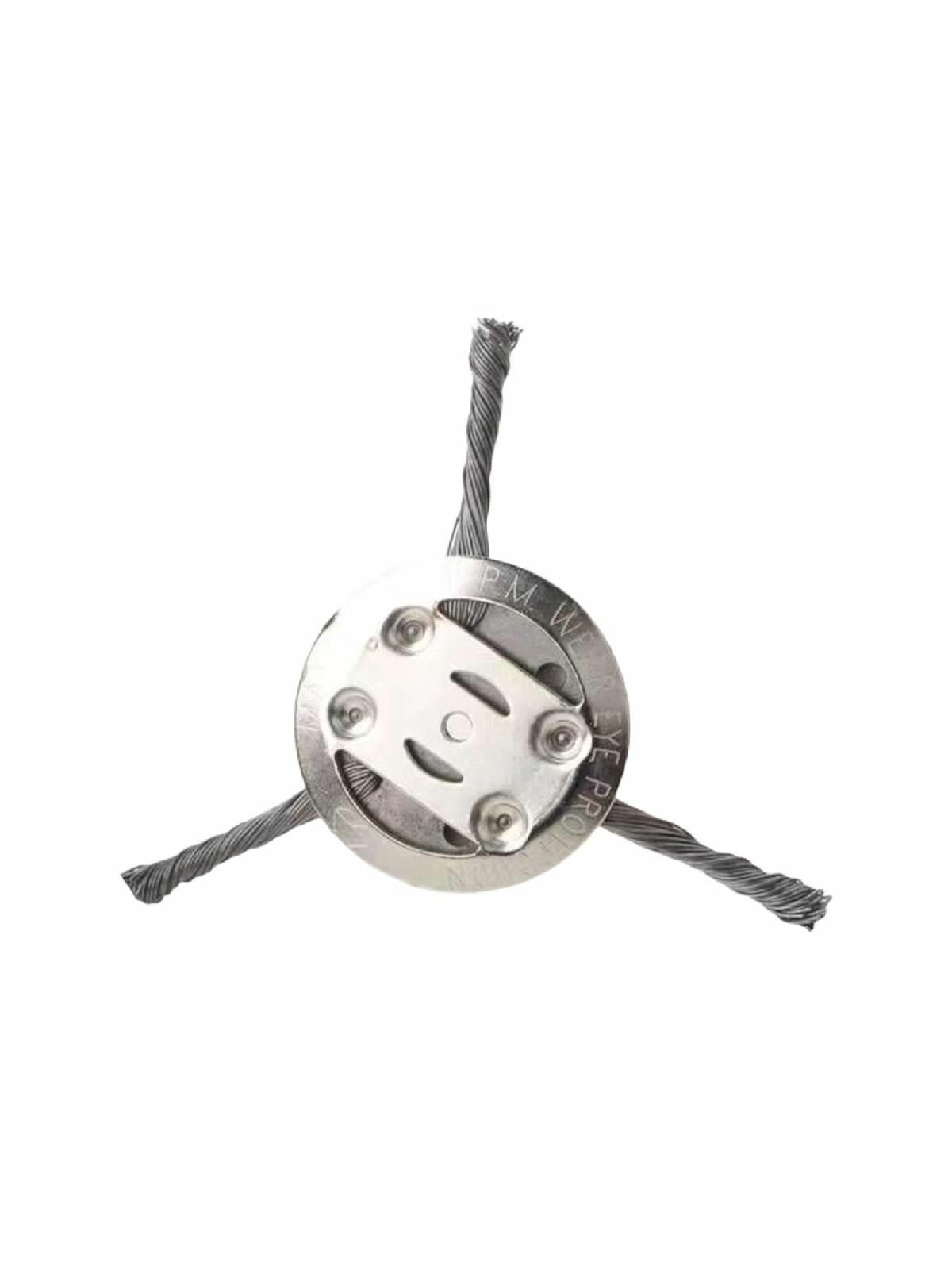 Катушка с леской для триммера, Газонокосилка из литий-ионной стальной проволоки садовые инструменты аксессуары для газонокосилок-150 мм-3