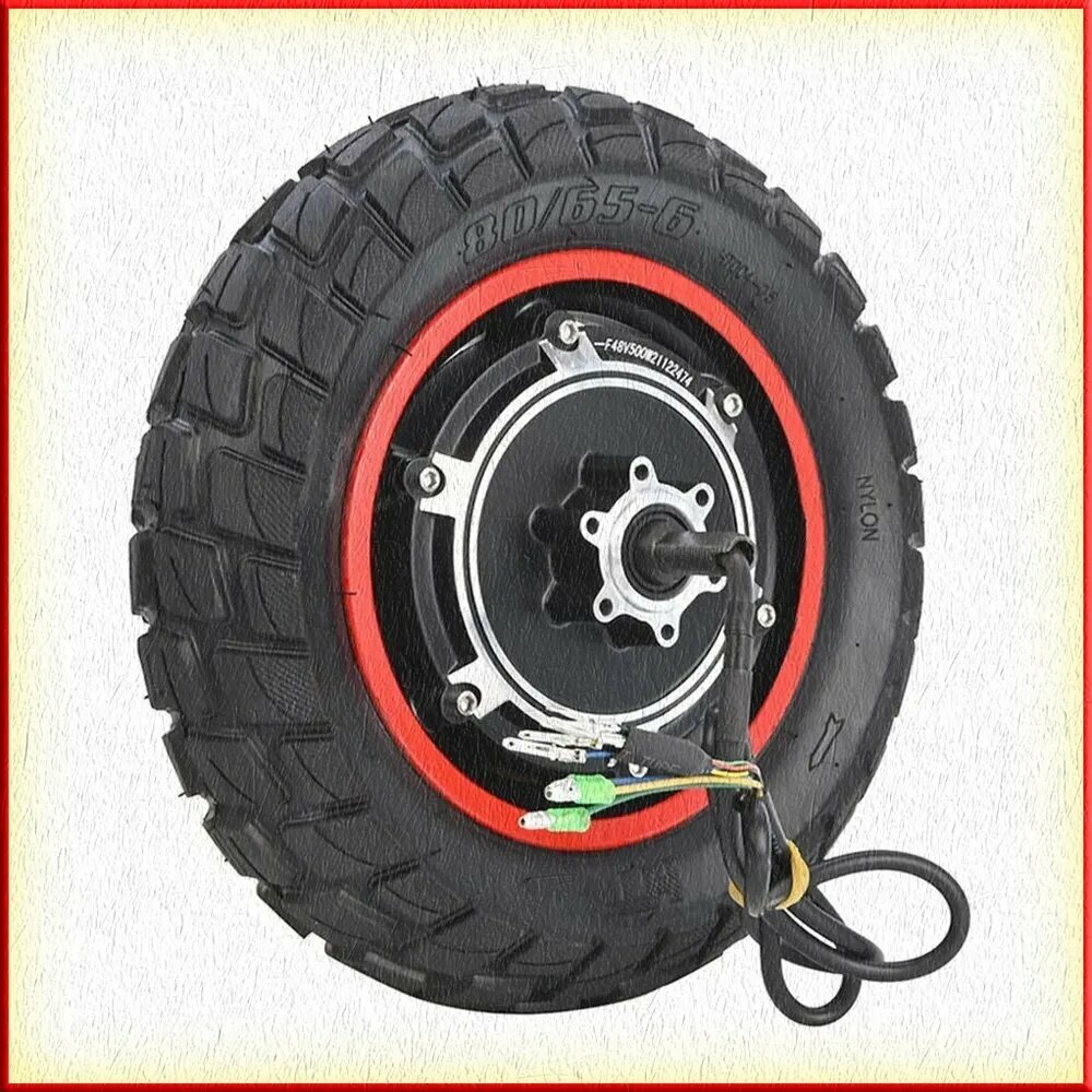 48V 500W Мотор для замены заднего колеса Kugoo M4/M4PRO с 10-дюймовой камерной шиной