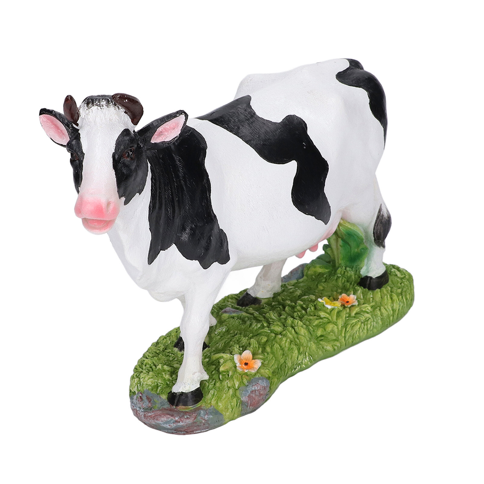 Фигурки животных, статуя, миниатюрные фигурки коров из смолы для украшения рабочего сада