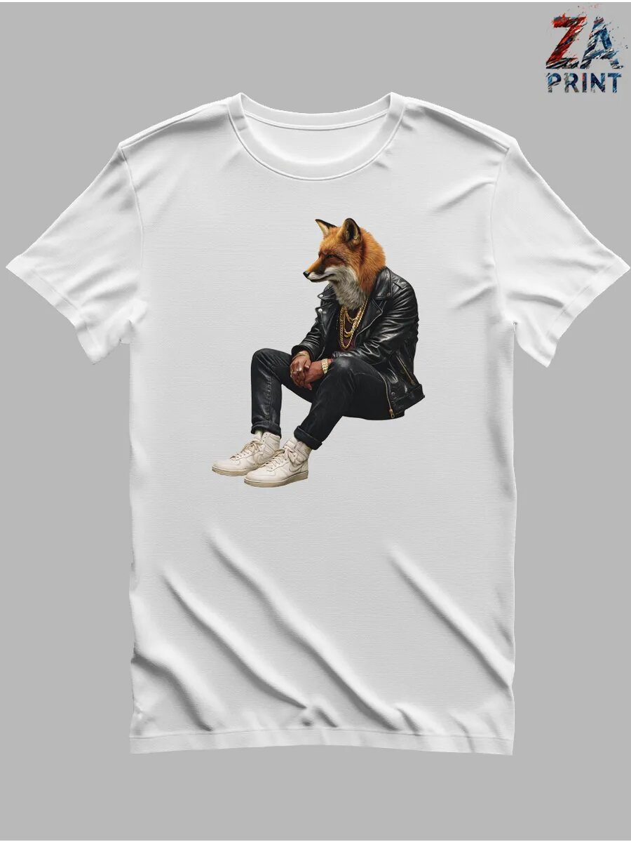 Футболка лиса олд мани