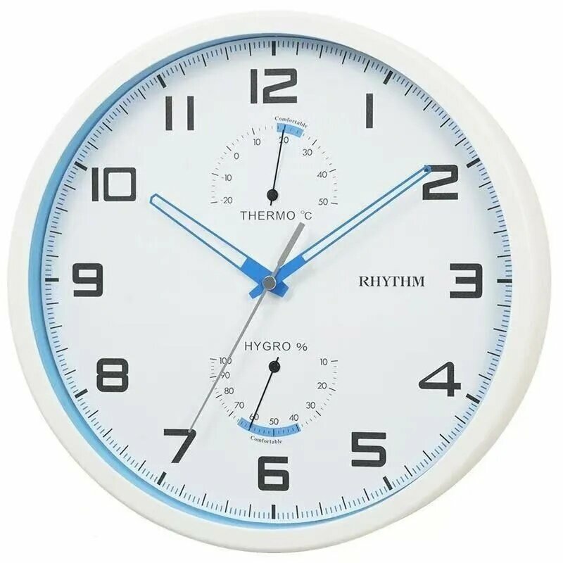 Rhythm Настенные часы, 26.5 см х 26.5 см