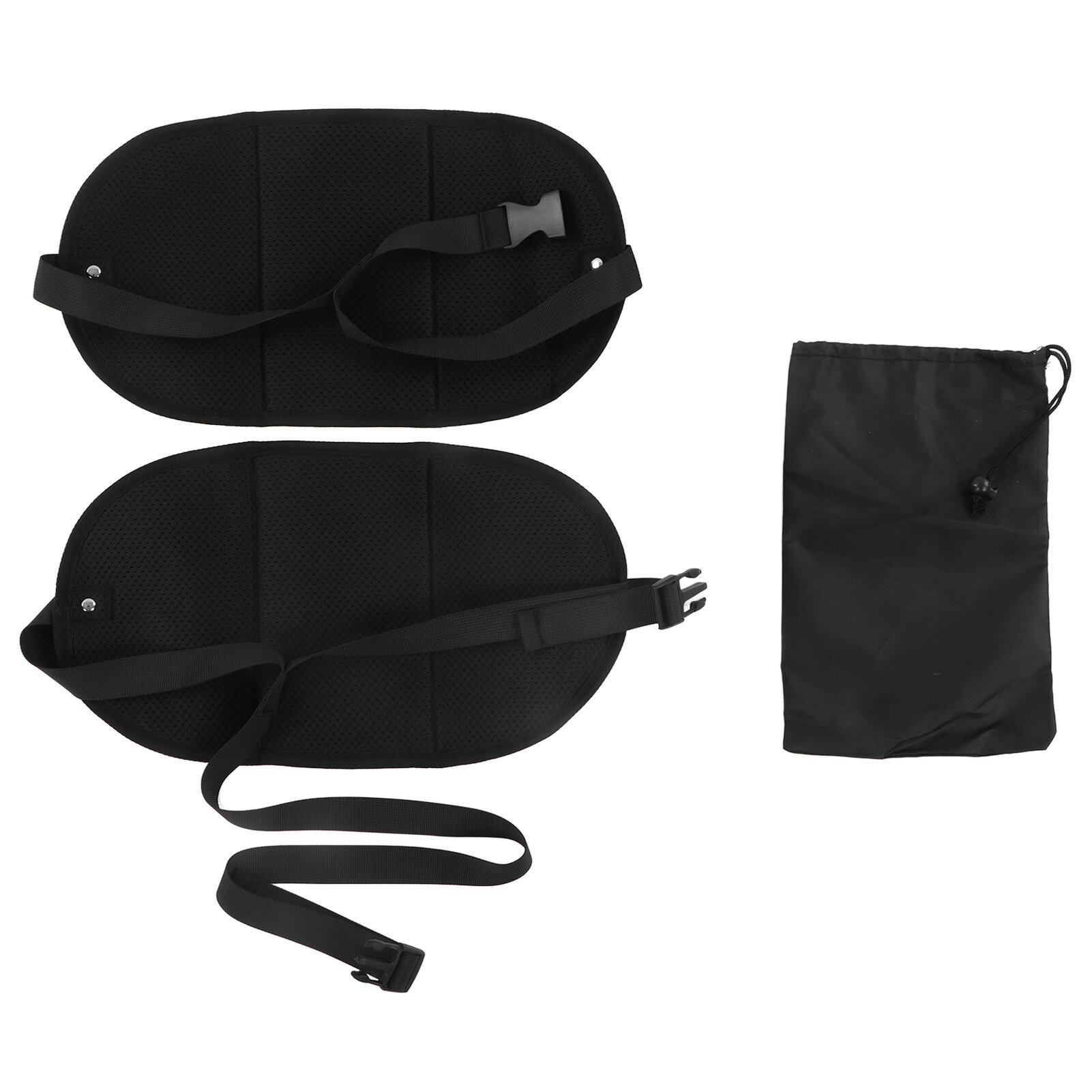Travel Airplane Foot Pedal Hammock Black Portable Under Desk for Family Office Chair