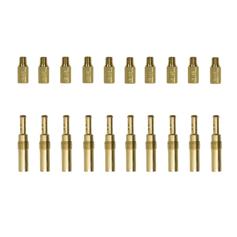 G99F Мотоциклы Главные форсунки карбюратора Медленные пилотные жиклеры холостого хода для PWK PE CVK Упаковка из 20 шт.