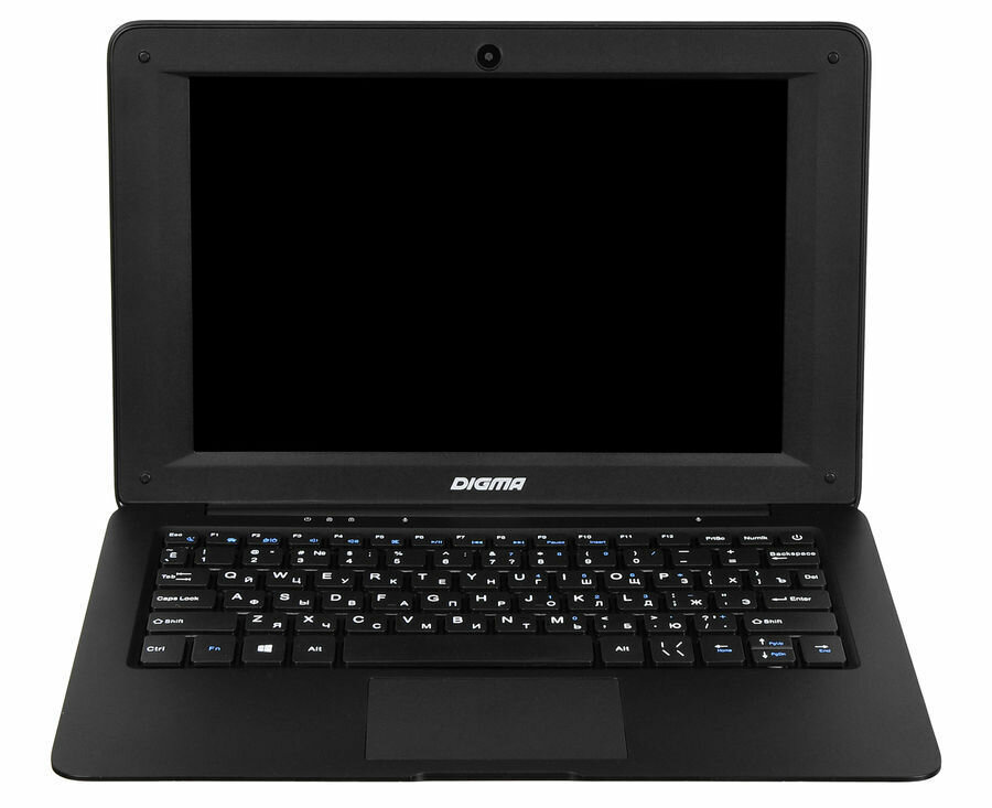 10.1" Ноутбук Digma EVE 10 A200 (ES1052EW) черный - 1920х1200, IPS, Intel Atom X5 Z8350, ядра: 4 х 1,44 ГГц, 2 ГБ, DDR3, eMMC 64 ГБ, Intel HD Graphics 500, Windows 10 Home